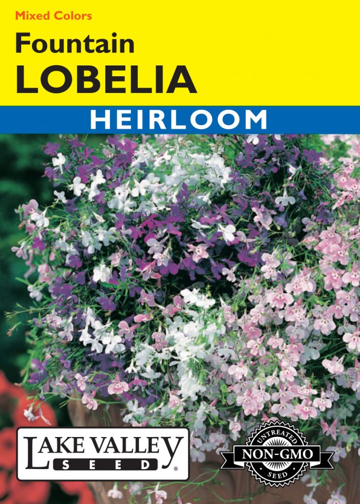 Lobelia Fountain Mixed Colors - Item #178 - Lake Valley Seed