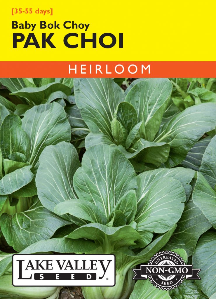 Pak Choi Baby Bok Choy - Item #1988 - Lake Valley Seed