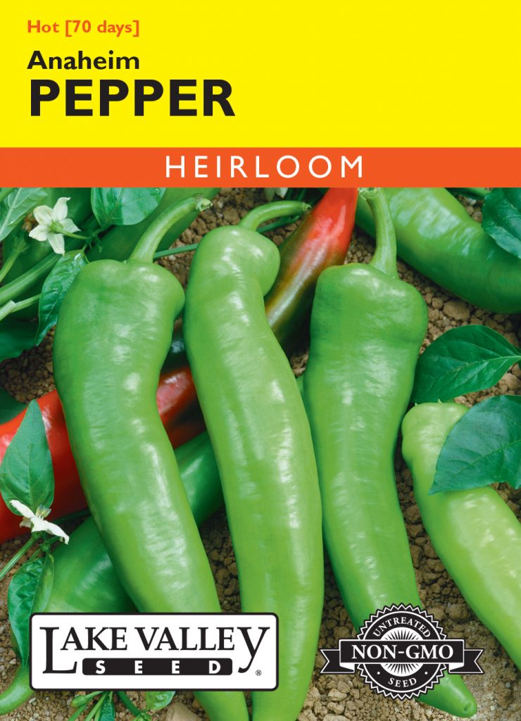 Pepper Hot Anaheim - Item #228 - Lake Valley Seed