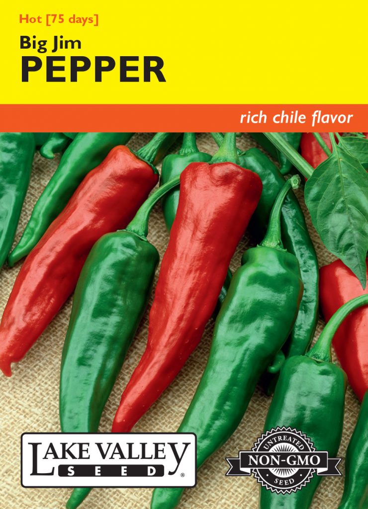 Pepper Hot Big Jim - Item #229 - Lake Valley Seed