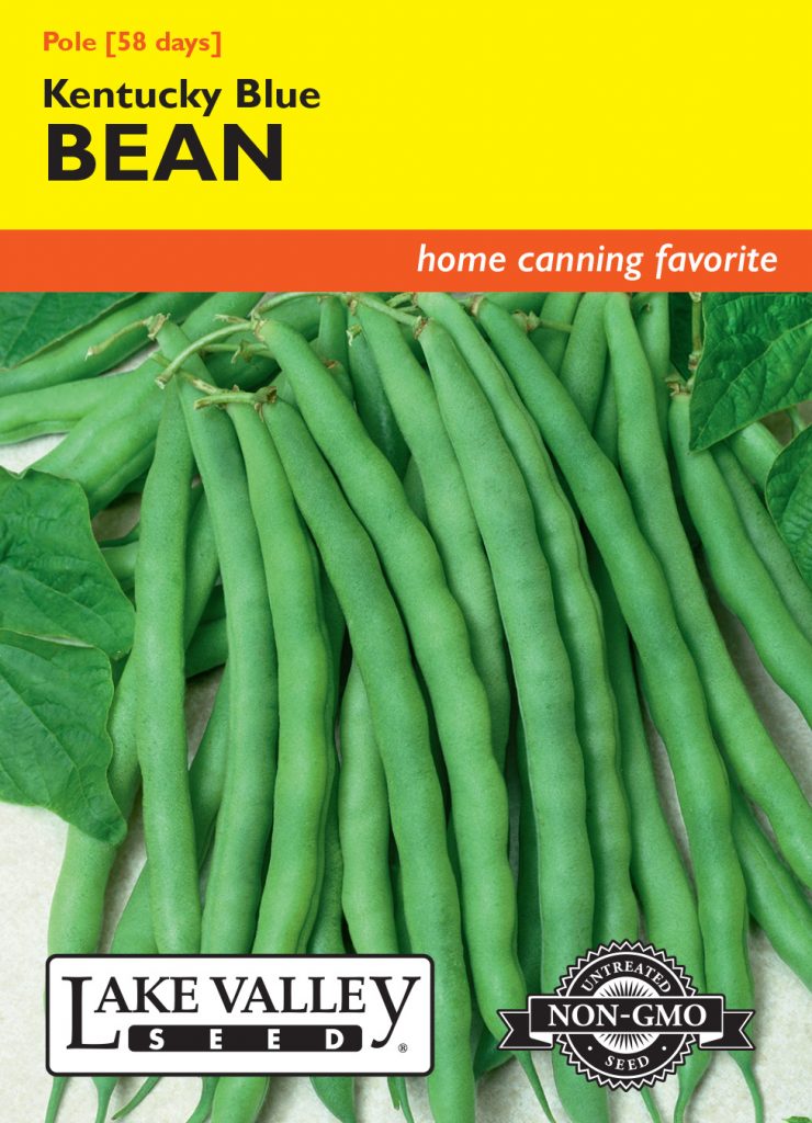 Bean Pole Kentucky Blue Item 33 Lake Valley Seed