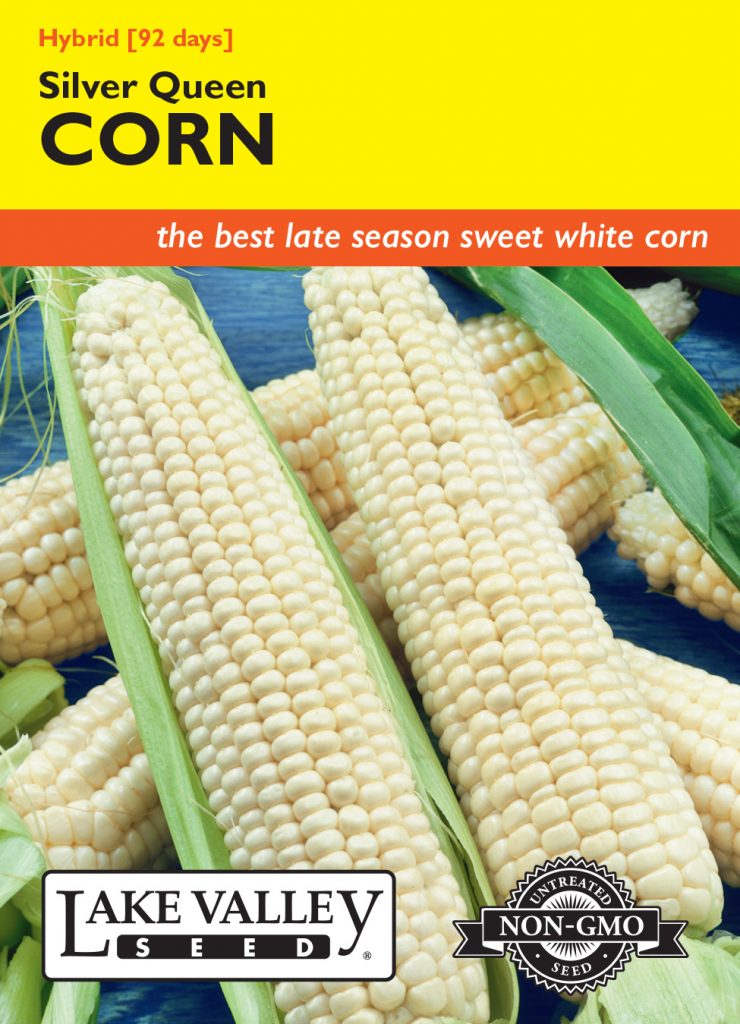 Corn Sweet Silver Queen Hybrid - Item #343 - Lake Valley Seed