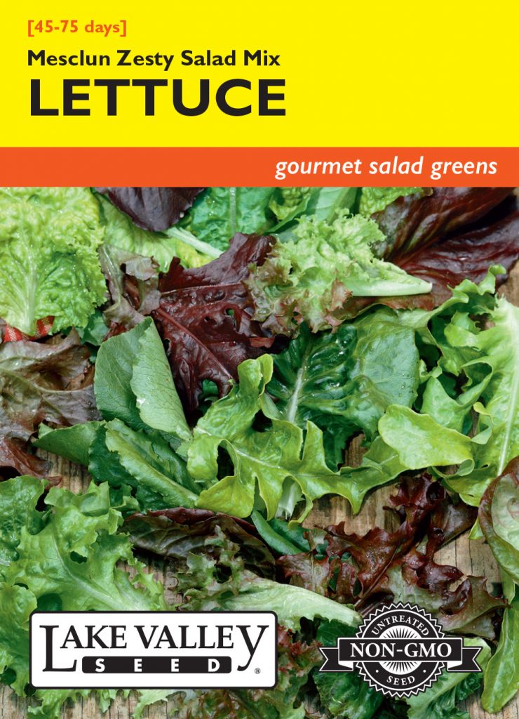 Lettuce Mesclun Zesty Salad Mix - Item #3488 - Lake Valley Seed