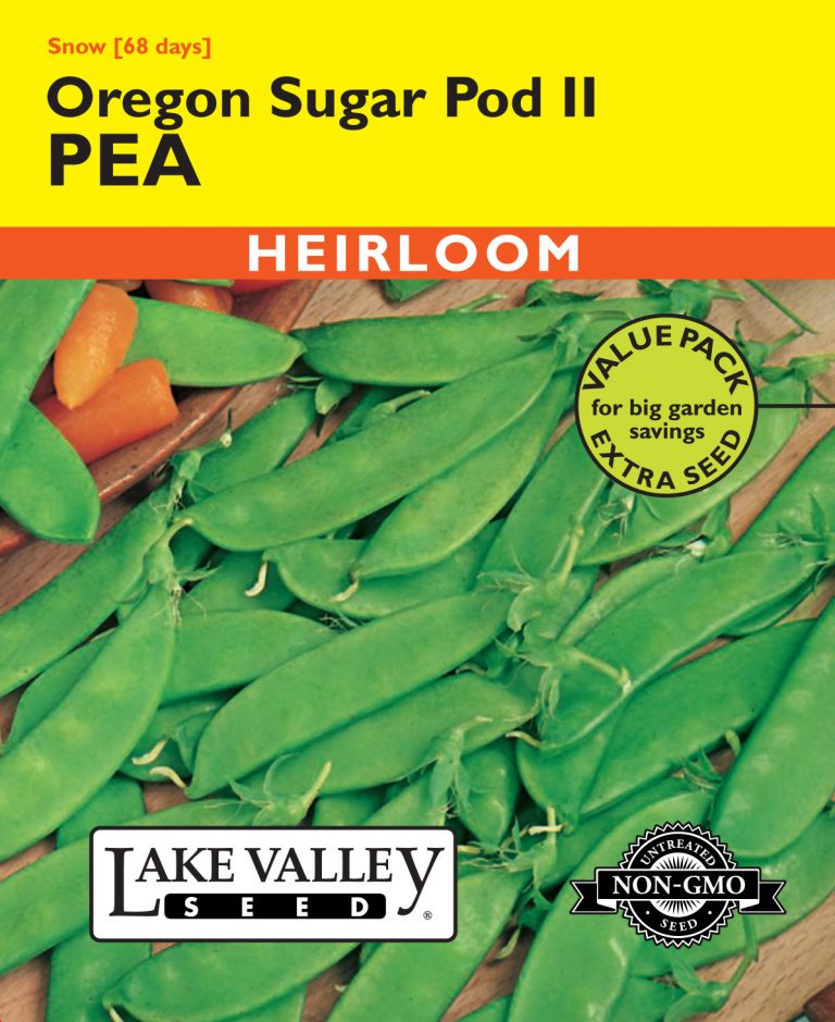 Pea Oregon Sugar Pod II (Bush) - Item #369 - Lake Valley Seed