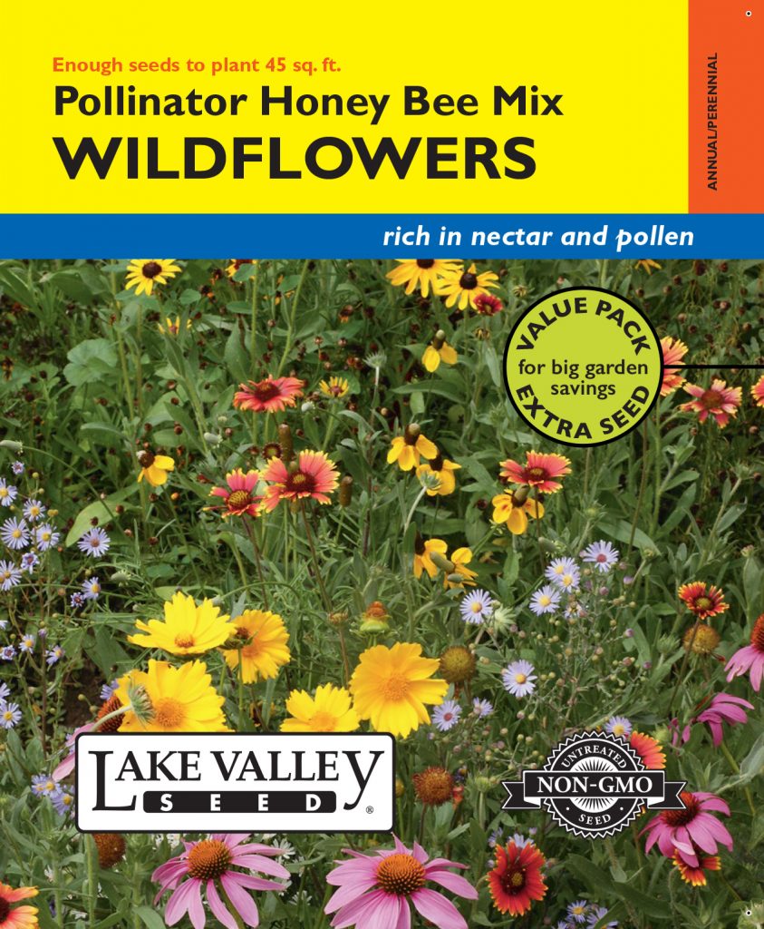 Wildflowers Pollinator Honey Bee Mix - Item #4009 - Lake Valley Seed