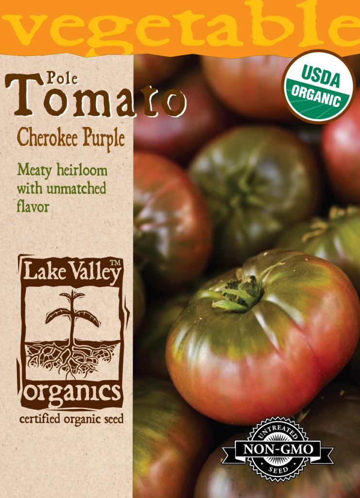 Tomato (Pole) Cherokee Purple - Item #4359 - Lake Valley Seed