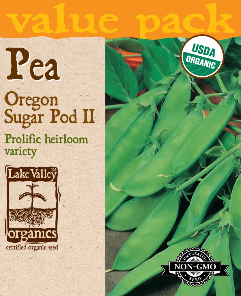Pea Oregon Sugar Pod II (Bush) - Item #4456 - Lake Valley Seed