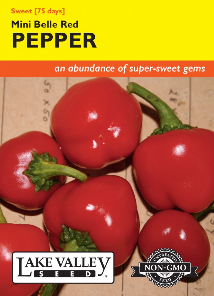 Pepper Sweet Mini Red Bell - Item #4614 - Lake Valley Seed