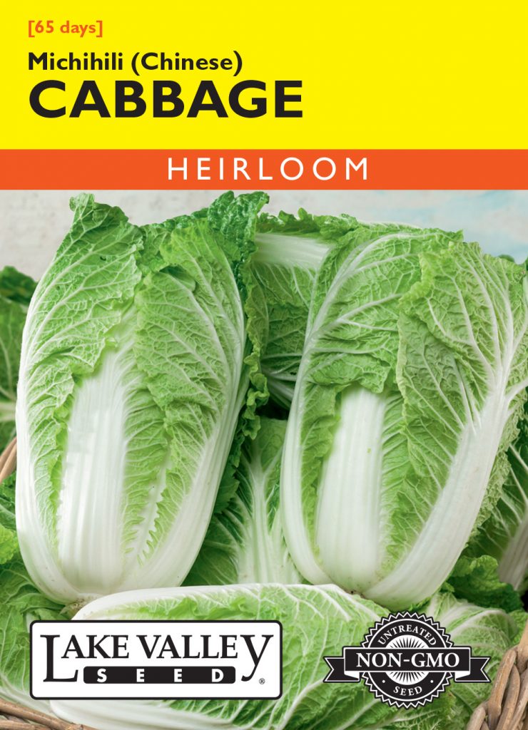 Cabbage Michihili (Chinese) - Item #59 - Lake Valley Seed