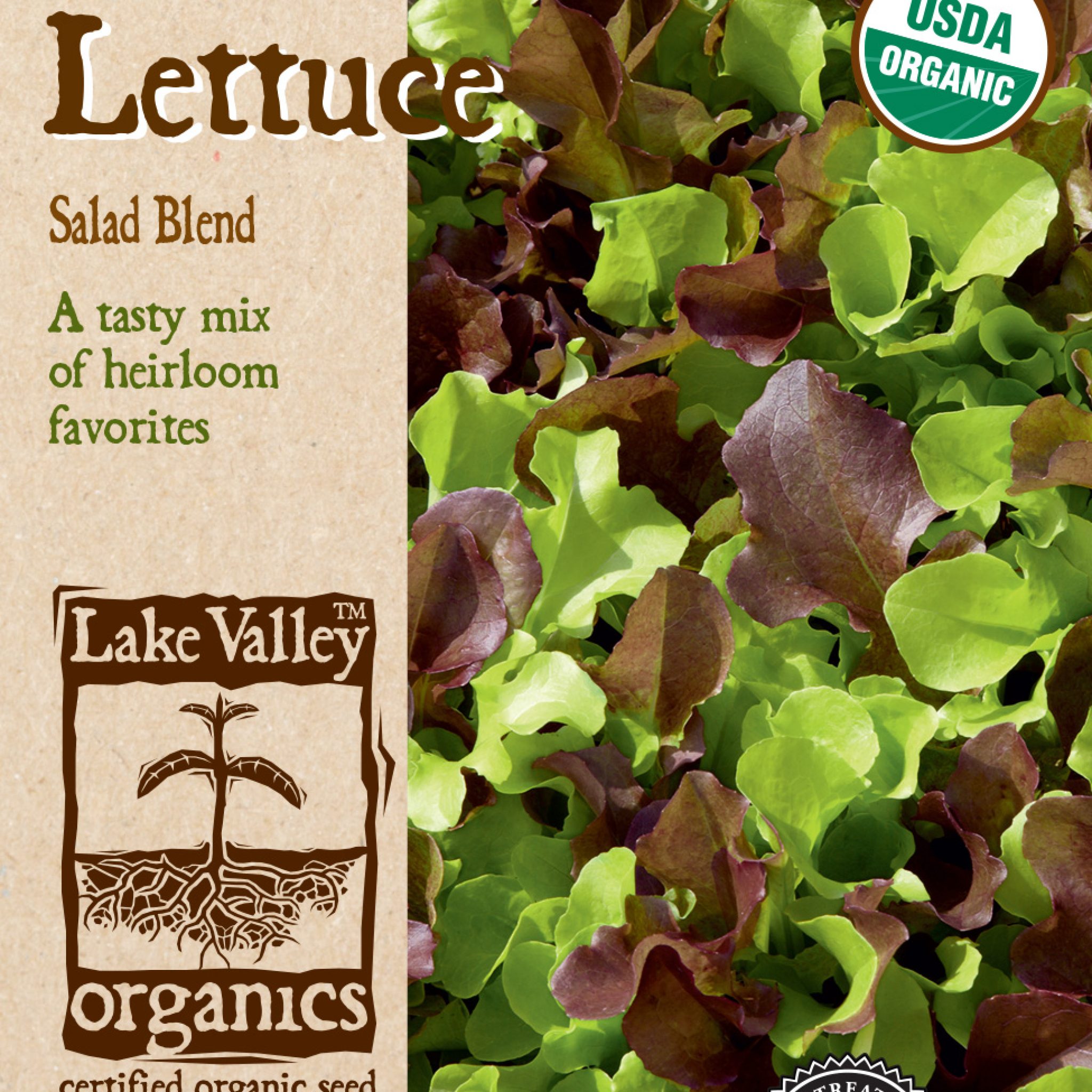 Lettuce Romaine Tri-Colored Blend - Item #3980 - Lake Valley Seed